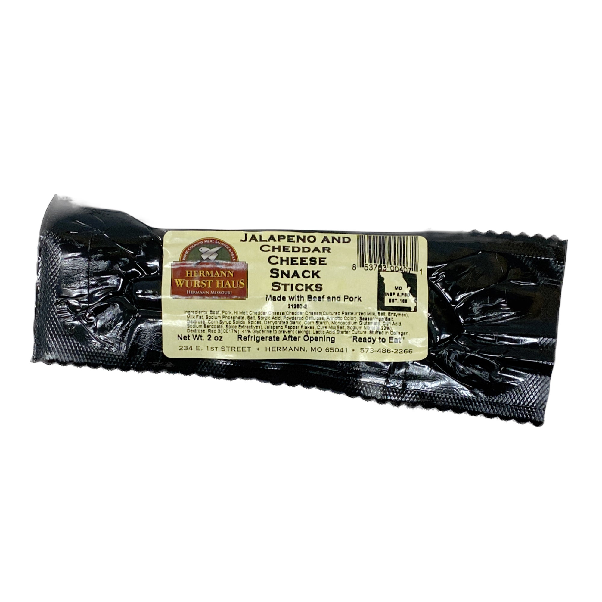 2 oz Jalapeno Cheddar Stick | IB Nuts | Premier Gifting Solutions for ...